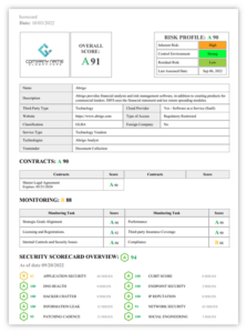Introducing Vendor Scorecards